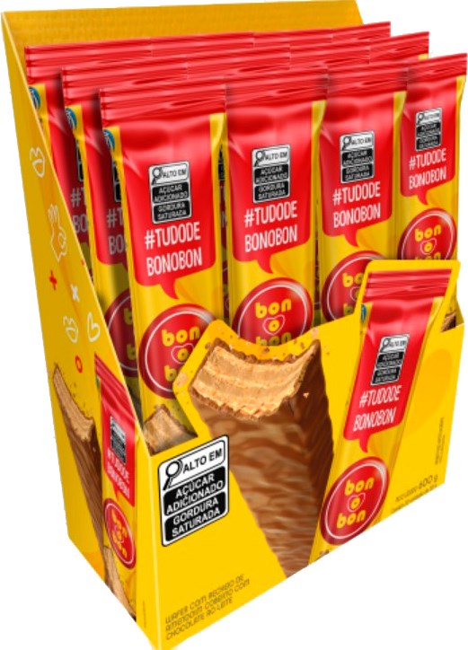 BOMBOM ARCOR BON O BON 30G SNACK WAFER | Goiás Atacado Distribuidor